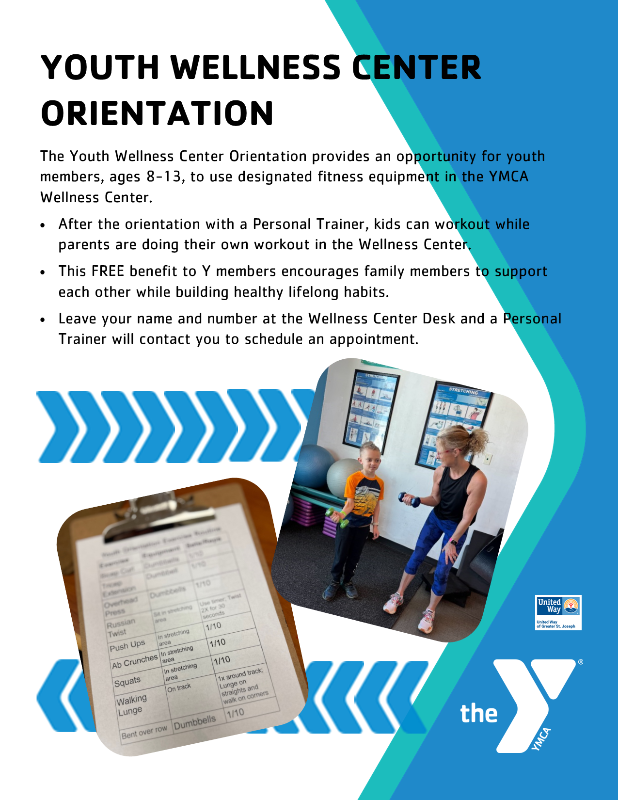 Youth Wellness Center Orientation | St. Joseph YMCA